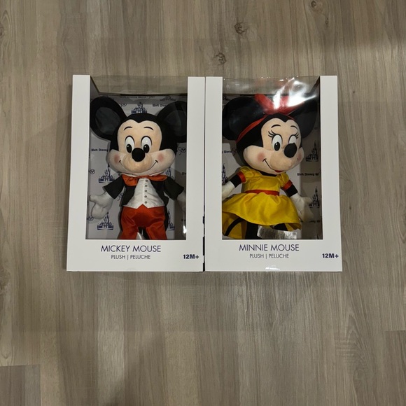 Disney | Toys | Disney Mickey And Minnie Mouse Plush Set | Poshmark
